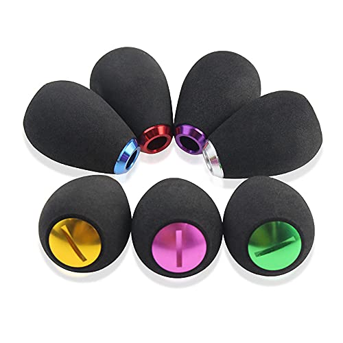 MengK Fishing Reel Handle Knob EVA Baitcasting Reel Handle Knob Trolling Reel Handle Accessory Ultralight Fishing Tackle Tools