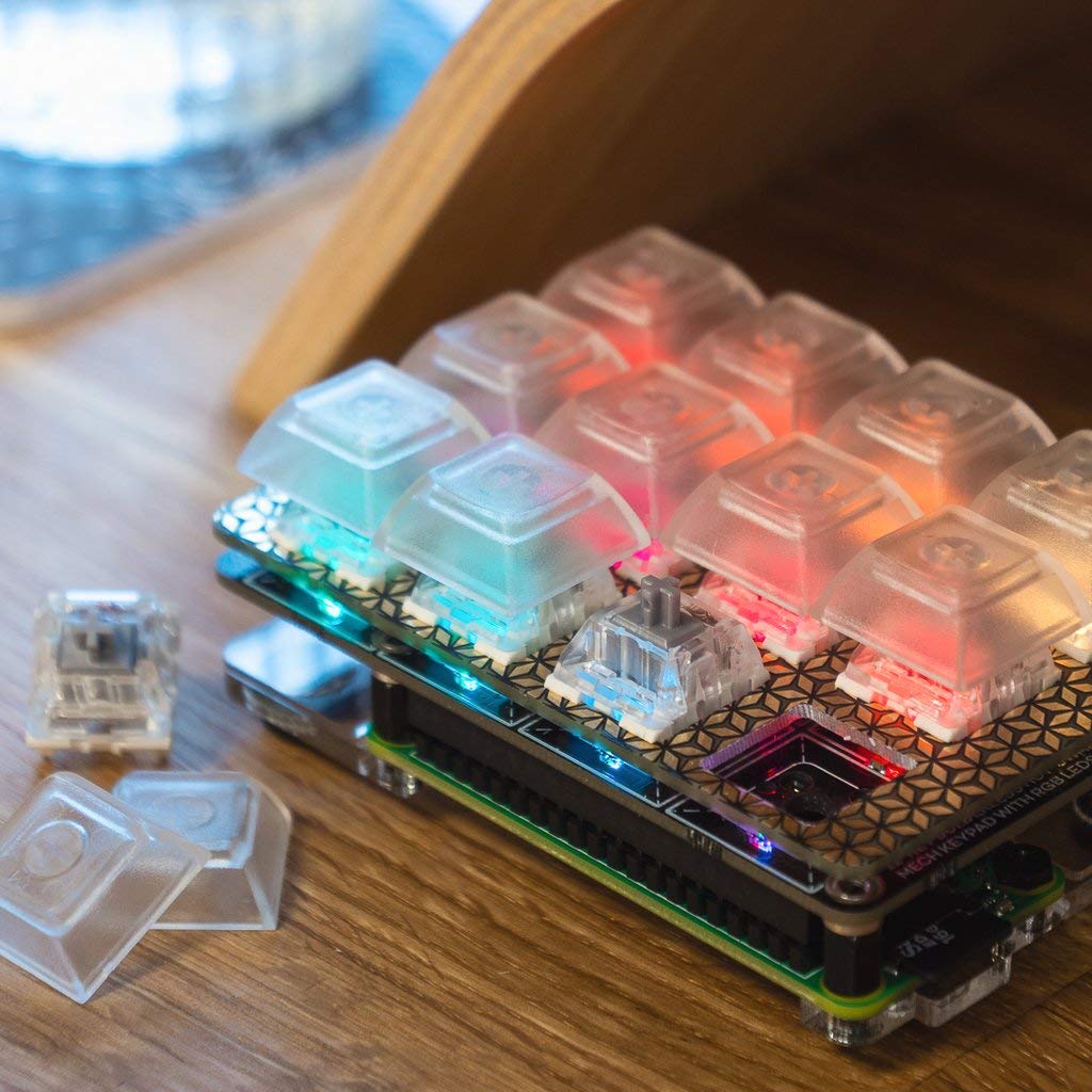 Keybow Kit (12-Key) with Pi Zero WH – Clicky Keys
