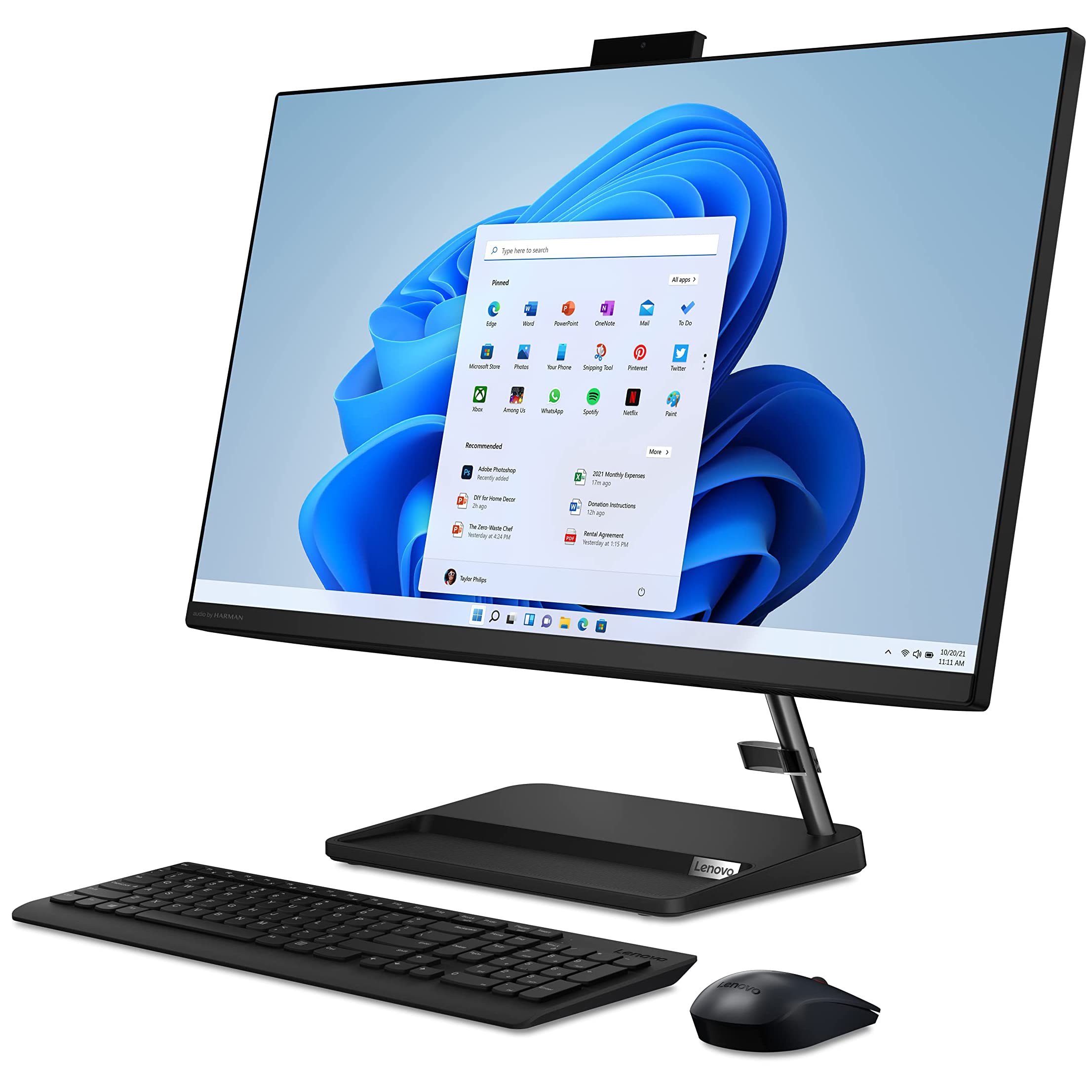 Lenovo IdeaCentre AIO 3 27" Touchscreen FHD All-in-One Desktop, 13th Gen Intel Core i5-13420H, 16GB DDR4 RAM, 512GB PCIe SSD, WiFi 6, BT 5.1, Windows 11 Pro
