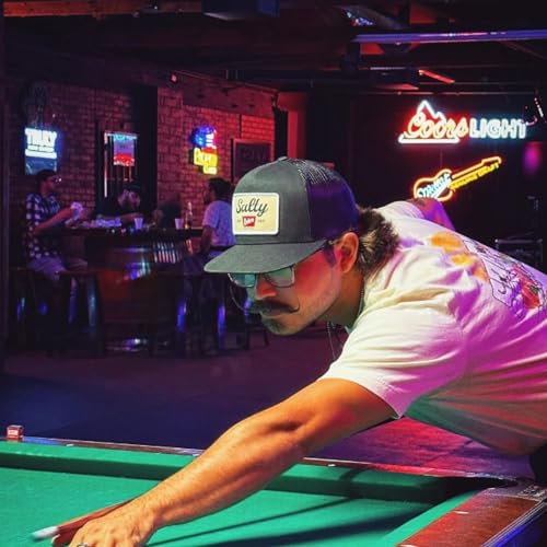 Salty Rodeo OG Hat - Tall Crown Black Yupoong Snapback Western Wear Snapback - One Size Fits Most