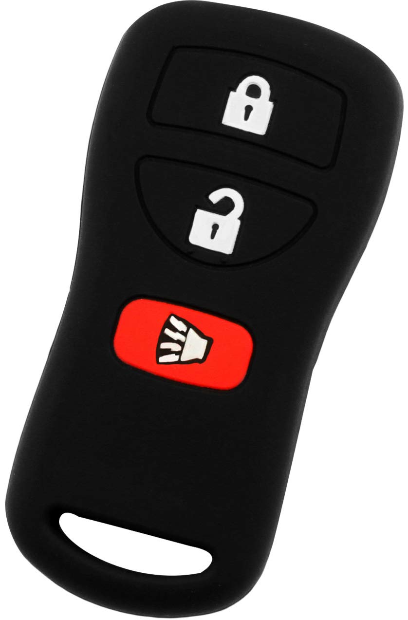 KeyGuardz Keyless Remote Car Key Fob Shell Cover Soft Rubber Case for Nissan Infiniti Pathfinder Frontier Murano Titan Xterra