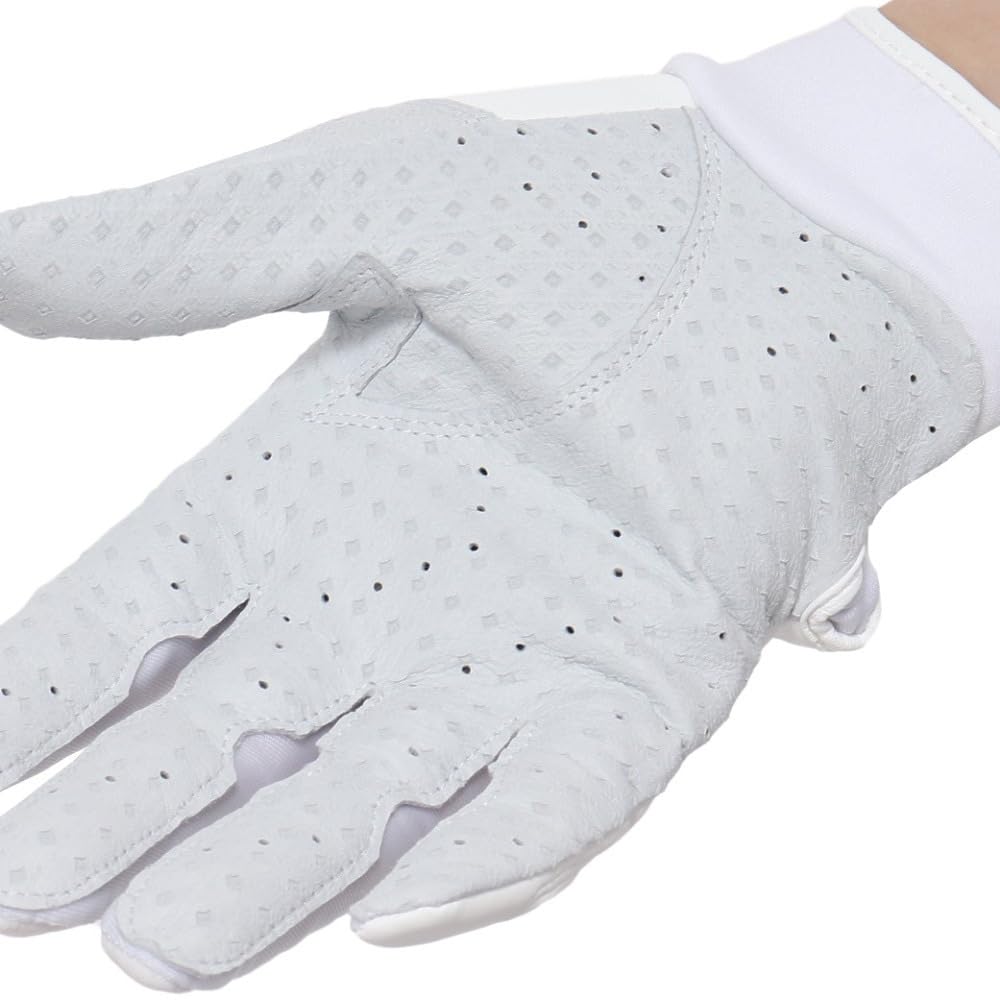 Marucci 2021 PITTARDS Reserve Adult Batting Gloves, White, Adult Small