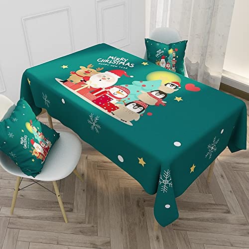 Nordic Style Colorful Dots Tablecloth Dinner Table Cloth Waterproof Rectangular Table Cover for Kitchen Living Room Mantel Mesa A4 140x210cm