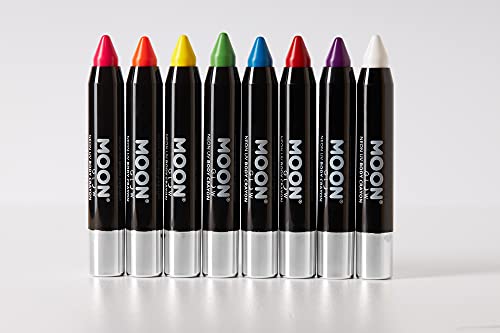 Moon Glow - Neon UV Paint Stick Body Crayon for the Face & Body β White