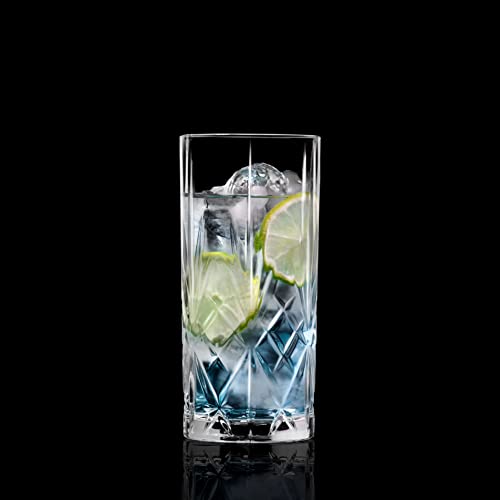 RCR 25766020006 Melodia Crystal Hi-Ball Cocktail Water Tumbler Glass, 23 x 15.5 x 15.5 cm, Clear