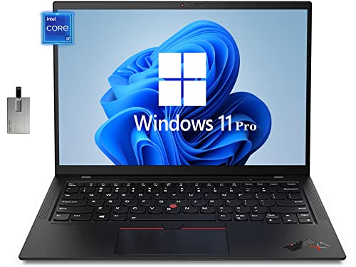 Lenovo 2023 Thinkpad X1 Carbon Gen 9 14.0" WUXGA IPS Low Blue Light Business Laptop, Intel Core i7-1185G7 vPro, 32GB RAM, 1TB PCIe SSD, Intel Iris Xe Graphics, Win11 Pro, Black, 32GB USB Card