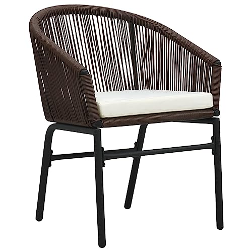 WHOPBXGAD 7 Piece Patio Dining Set Deck Furniture,Gardens Patio Furniture,Designed for use on lawns, terraces, poolsides, patios and Gardens,Brown