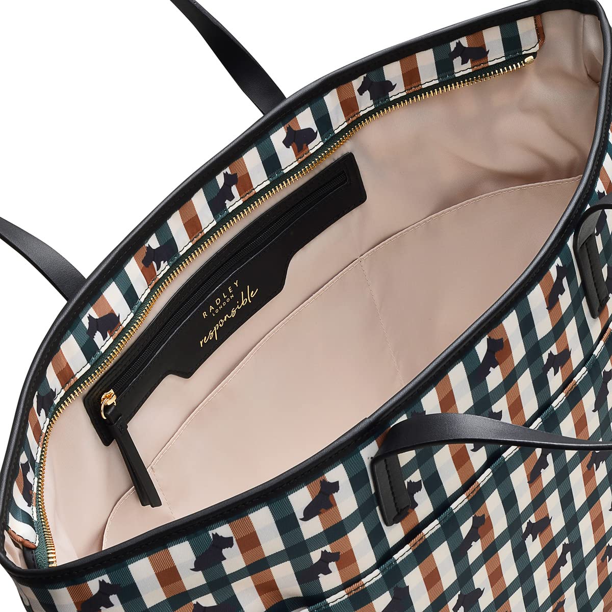 RADLEY London Finsbury Park - Checked Dog - Large Ziptop Shoulder