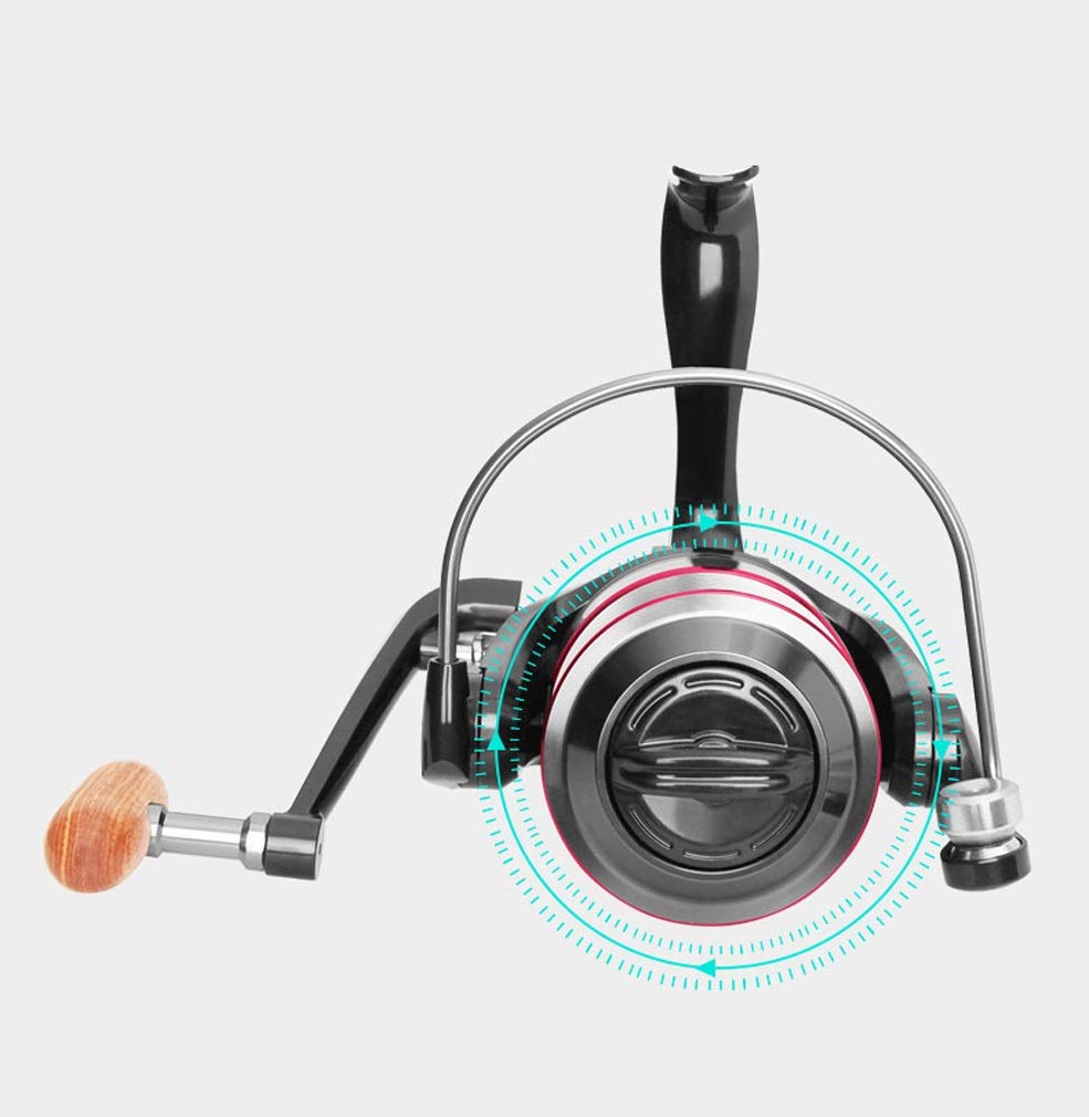 LLJPYX7L Fishing Reel, Alloy Wire Cup Suitable for Novice use, 10KG Pull, Suitable for Freshwater brine (Color : 3000)