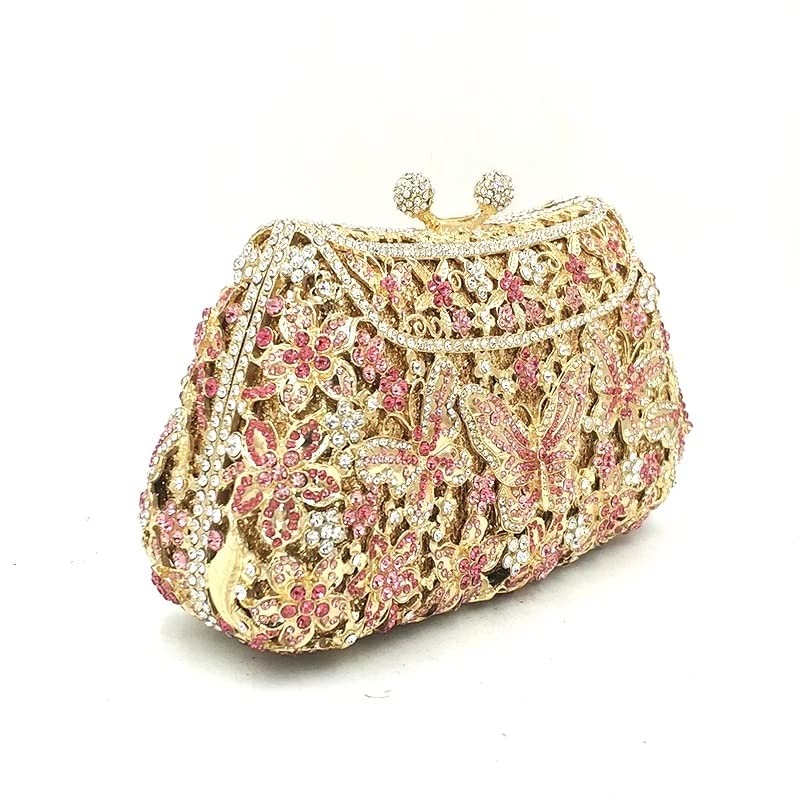 MJWDP Clutches Women Evening Party Bag Crystal Purses Crystal Clutches Bridal Wedding Party Small Purses