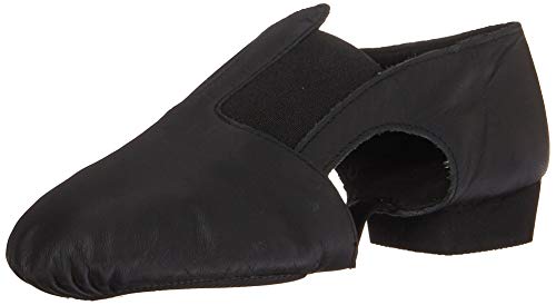 Leo Women's Jazz Sandal Dance Shoe, Black, 9 Medium US