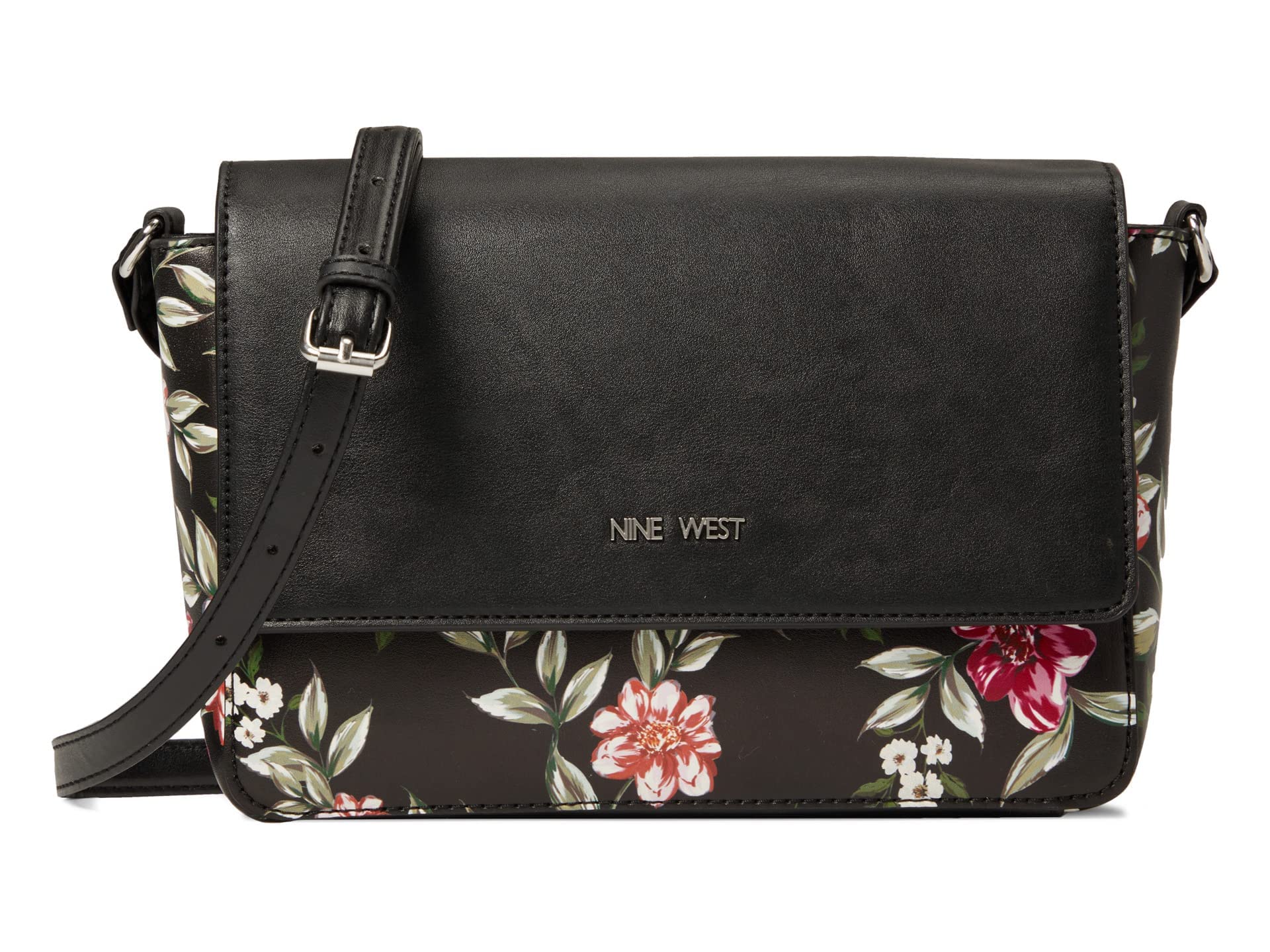 Nine West Calandra Mini Flap Crossbody Monterose Floral One Size