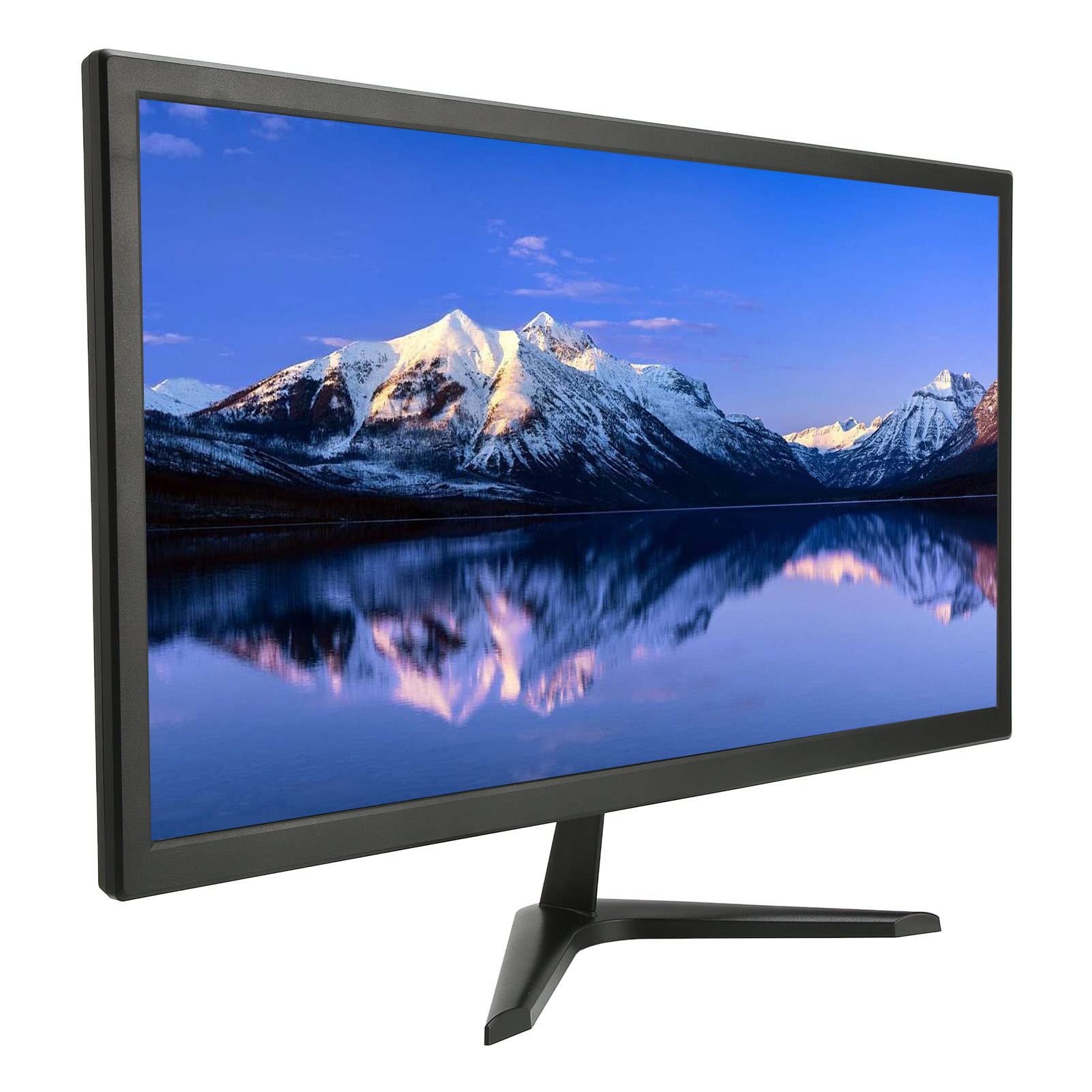 Tuore 23.8 Inch HD Desktop Monitor VGA Input 16:9 1920x1080 Computer Monitor 5ms Response for Home (US Plug)