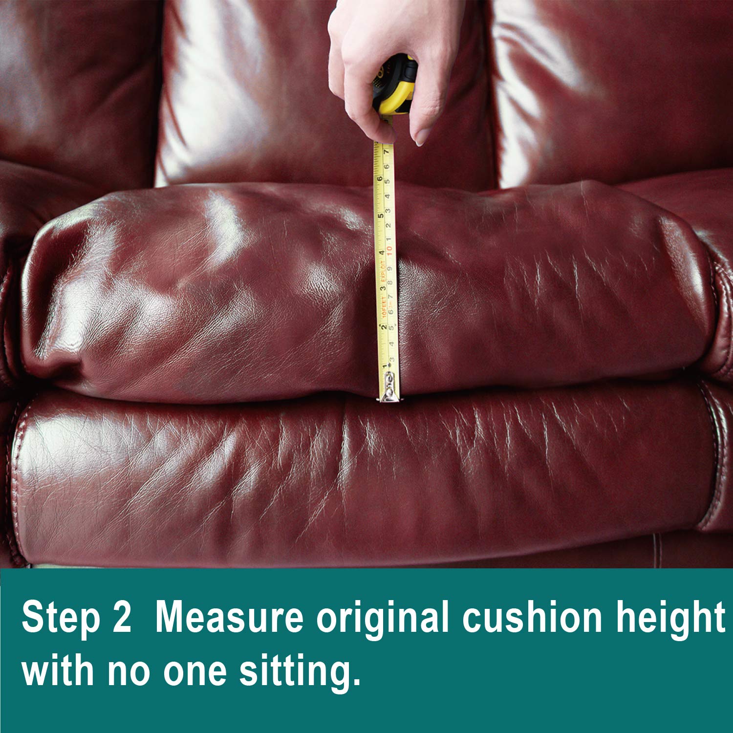 Leopard Sofa Sagging Cushion Support Insert, Seat Savers for Couch, (2inches) x 20 x27
