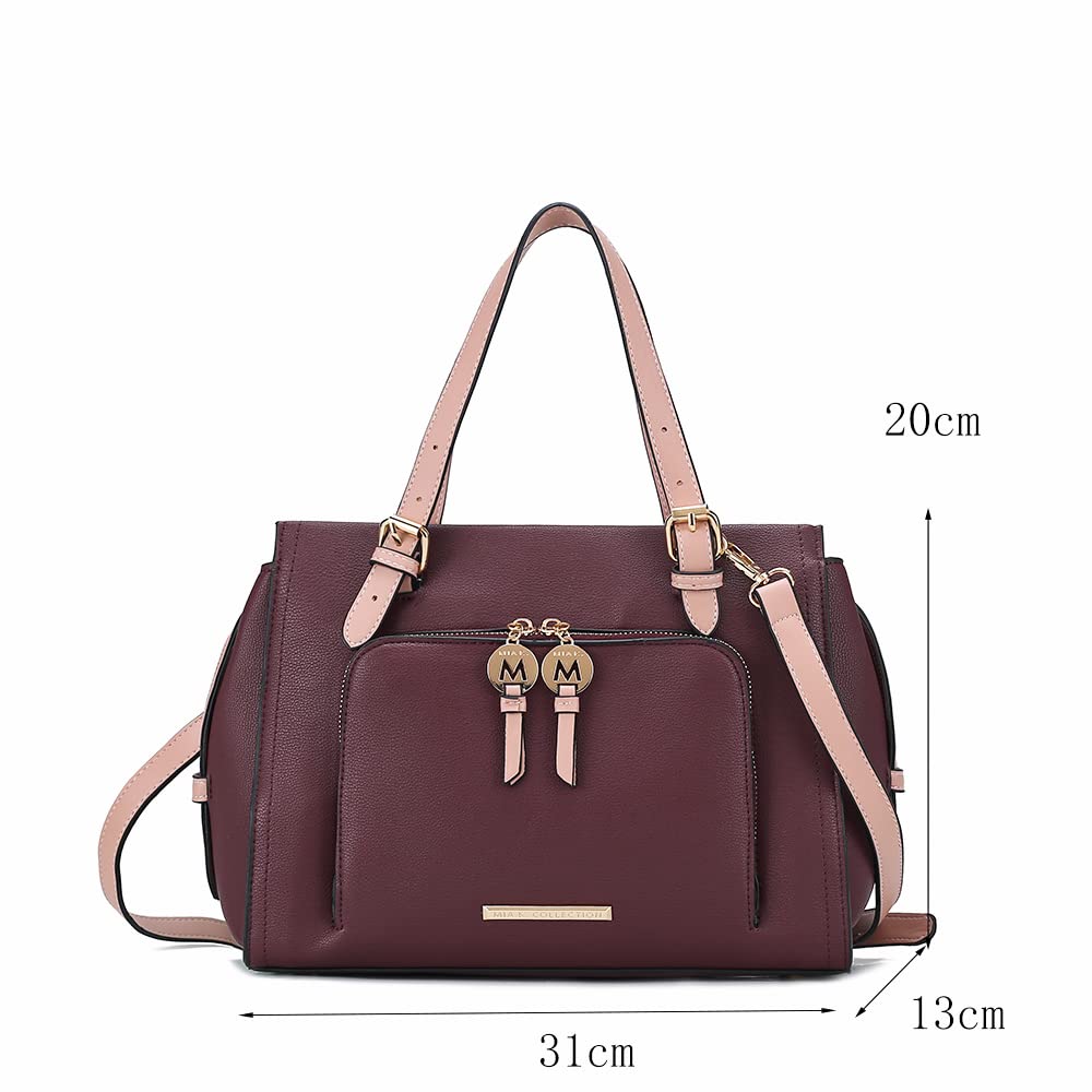 MKF Collection Shoulder Bag for Women, Handbag Purse Top-Handle Hobo Bag