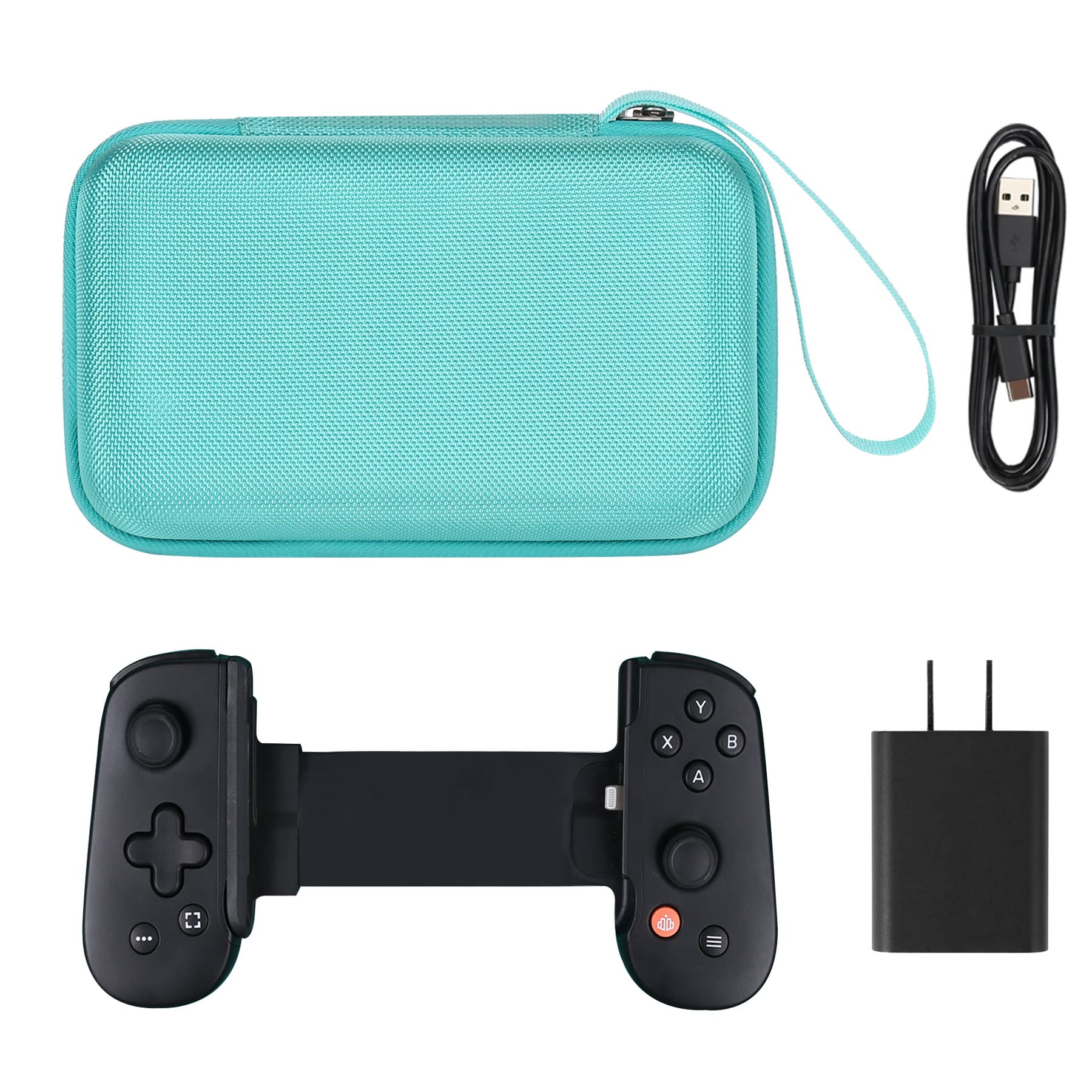 khanka Mobile Gaming Controller Carrying Case Compatible with Backbone One iOS Mobile Gaming Gamepad/Controller, Case only (Teal)