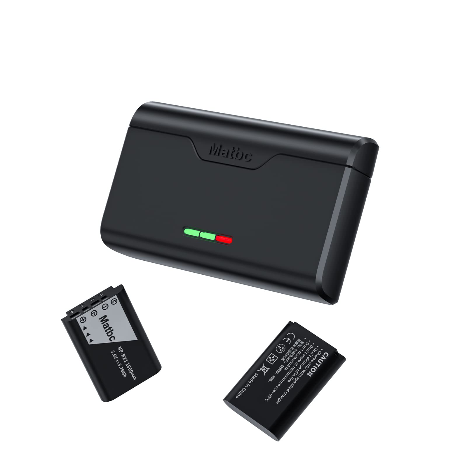 Matbc 1600mAh Replacement for Sony NP-BX1 Battery 2 Pack and 3-Channel Sony Cybershot Camera Charger Compatible with SonyZV-1, ZV-1 II,ZV-1F, DSC-RX100 III, DSC-RX100 IV, DSC-RX1, HX90V, HX80 Battery