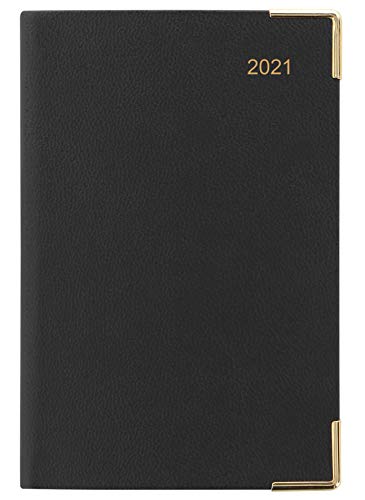 Letts Classic Mini Pocket Week to View Sunday Start 2021 Diary - Black