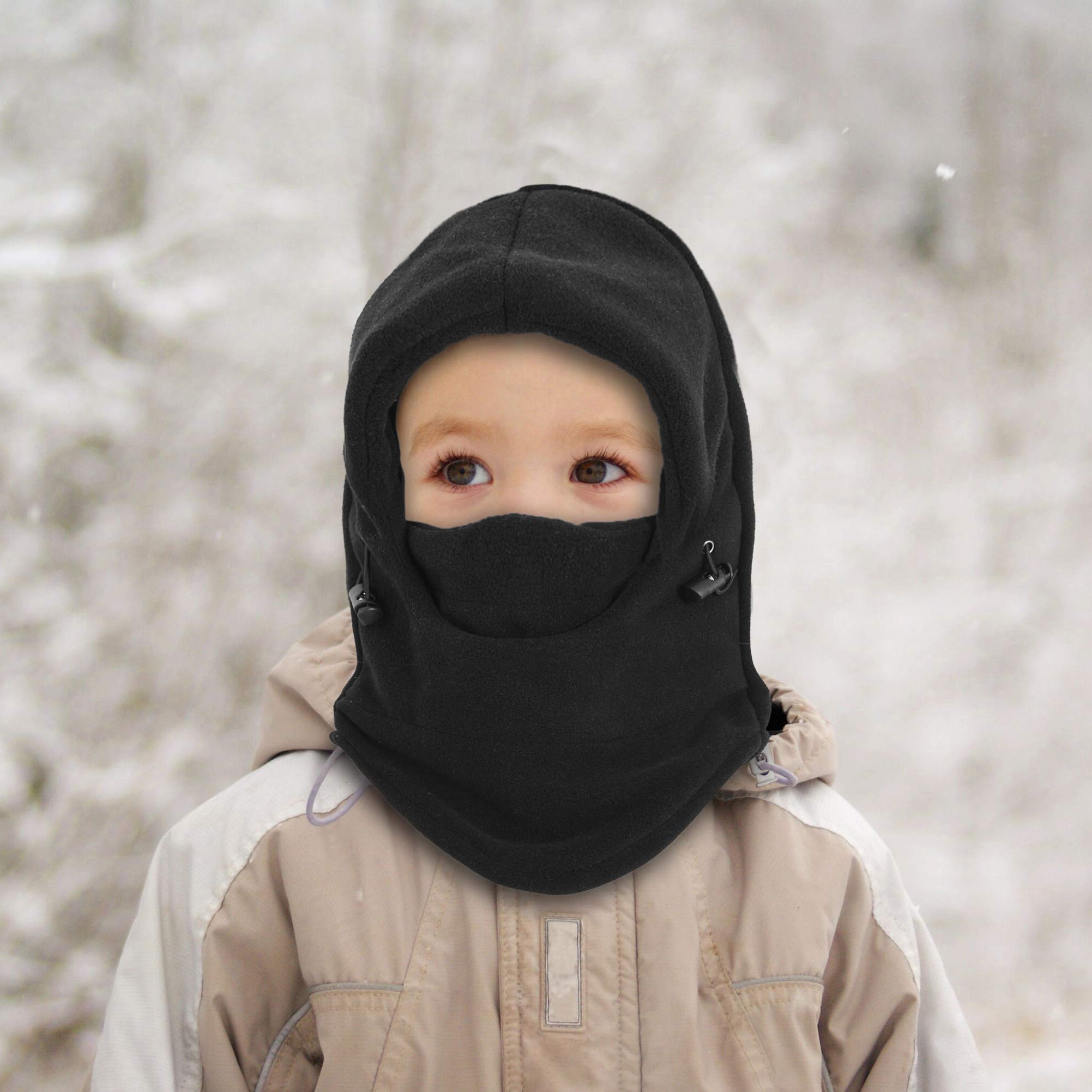 Kids Balaclava Ski Mask Winter Windproof Face Mask Warm Hat for Toddler Boy Girl