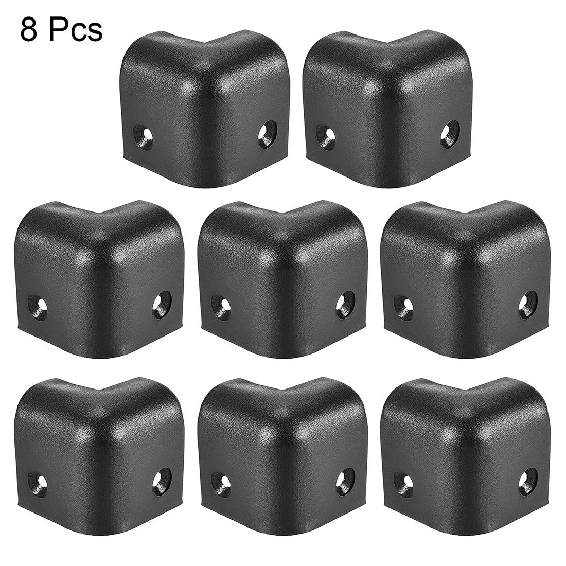 THJDZ Metal Corner Protectors for Wood，Speaker Corner Protectors Cabinet Edge Corner 1.14'' Speaker Stackable Guard Wrap Angle Case Protection 8pcs