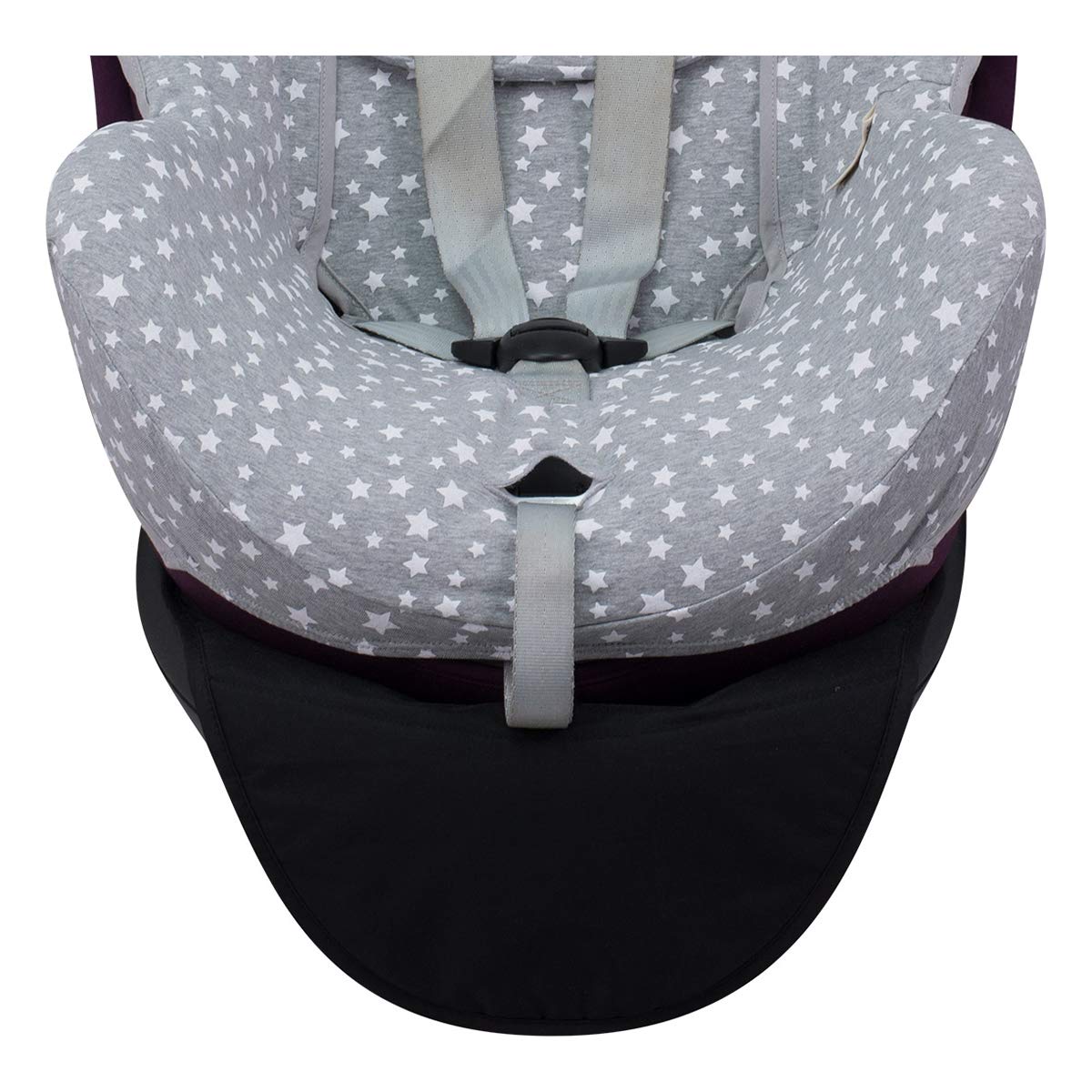 JYOKO Kids Cotton Cover Liner Compatible with Cybex Sirona - M2 I-Size (White Star, SIRONA)