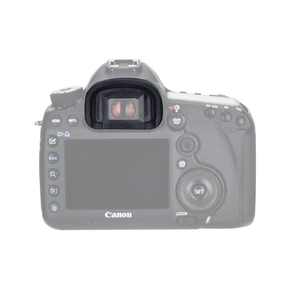 JJC 2-Pack Eyecup Eyepiece Eye Cup Viewfinder for Canon EOS 5D Mark IV 5D Mark III 5DS R 5DS 7D 7D Mark II 1Dx Mark III 1Dx Mark II 1Ds Mark III 1D Mark IV 1D Mark III Camera, Replaces Canon Eg Eyecup