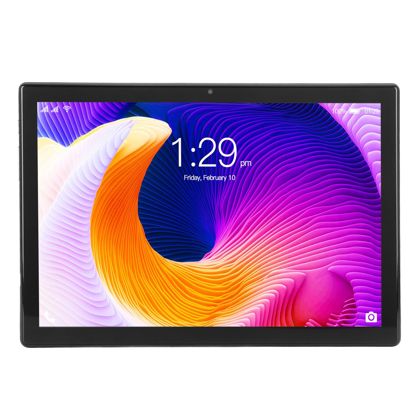 Luqeeg Gaming Tablet, Dual Camera Aluminium Alloy Tablet PC for Working (US Plug)