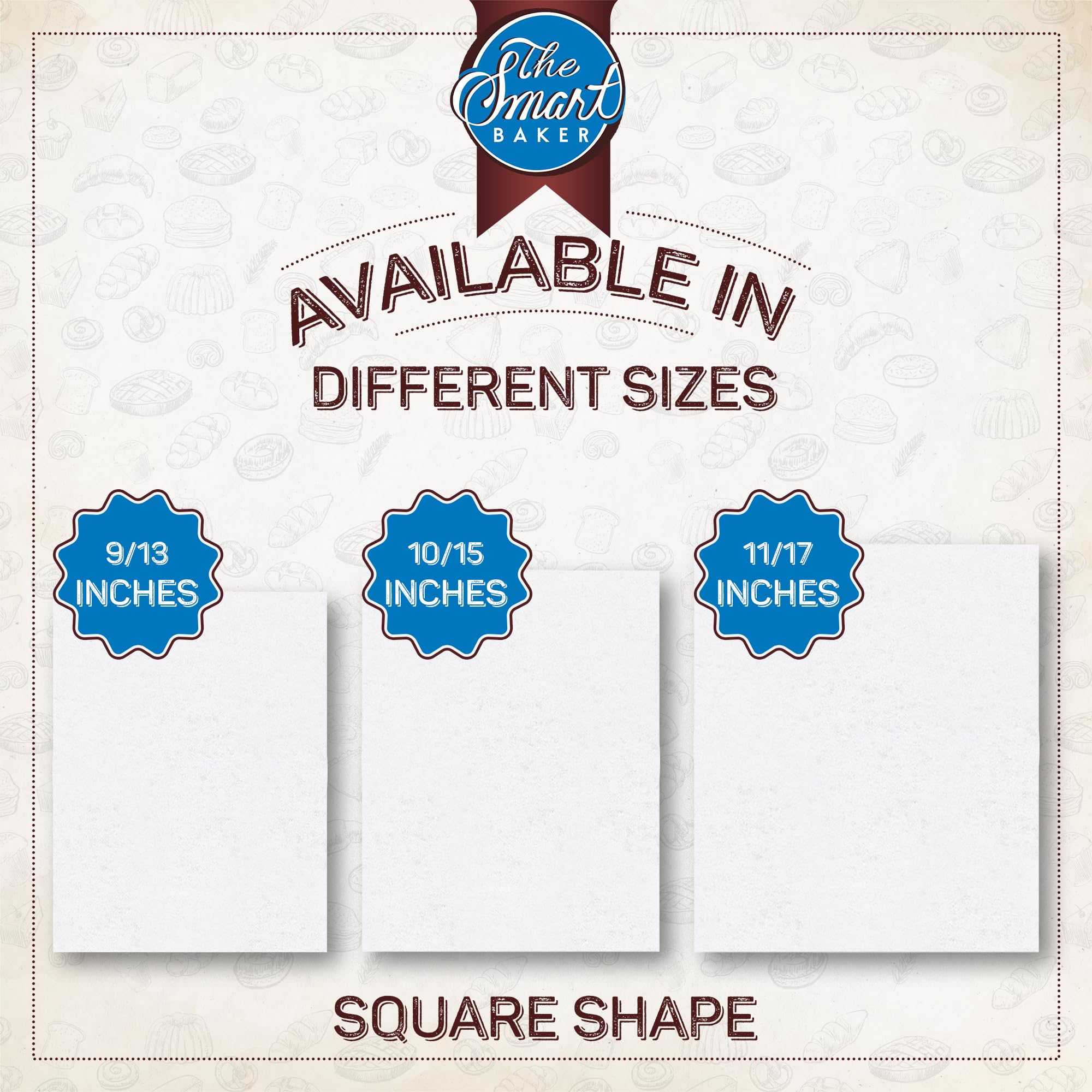 Parchment Paper Sheets for Baking: Oven Safe Parchment Paper, Parchment Sheets, Bakery Quality Baking Paper for Perfect Result, Greaseproof Nonstick 24 pieces Pre-Cut Baking Sheets 11 x 17β, Large