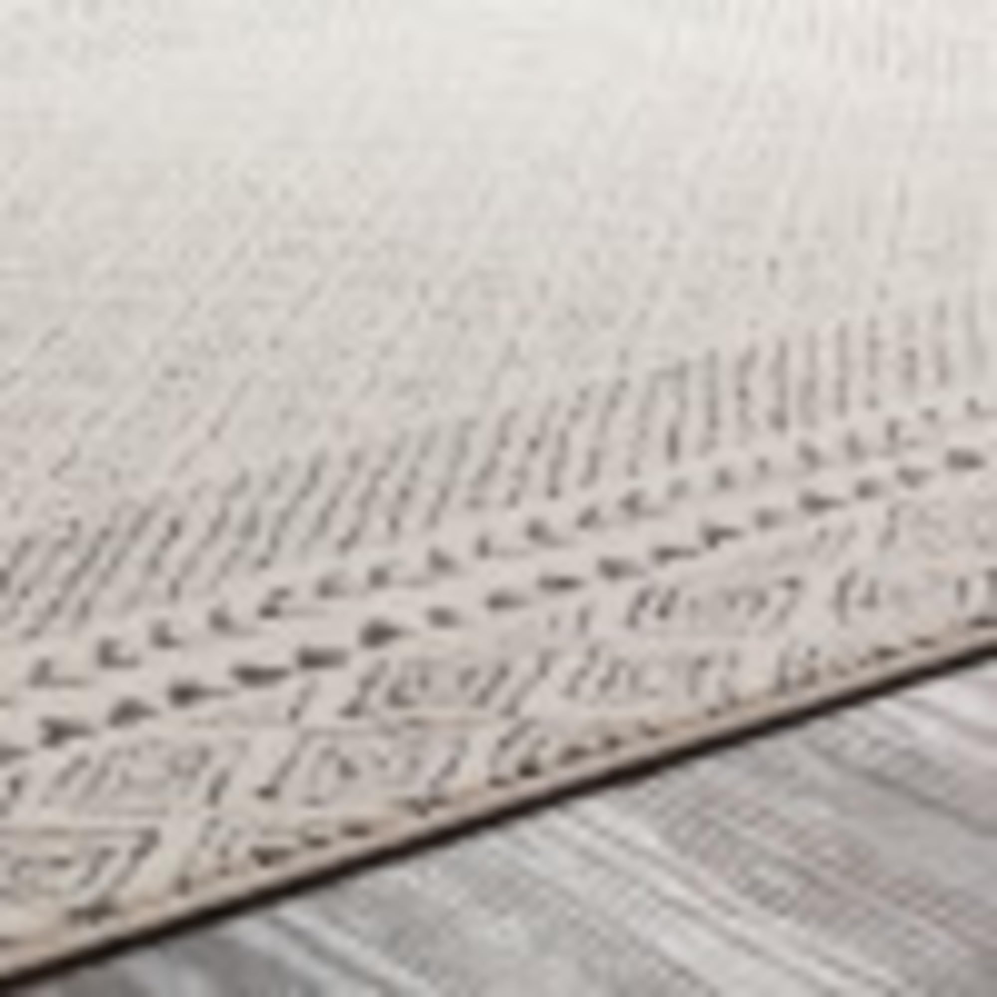 Livabliss Melodie Boho Farmhouse Area Rug,3'11" x 5'7",Beige