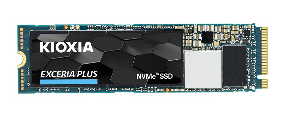 KIOXIA EXCERIA PLUS NVMe 1TB PCIe 3.0 Gen3x4 M.2 2280 SSD, LRD10Z001TG8
