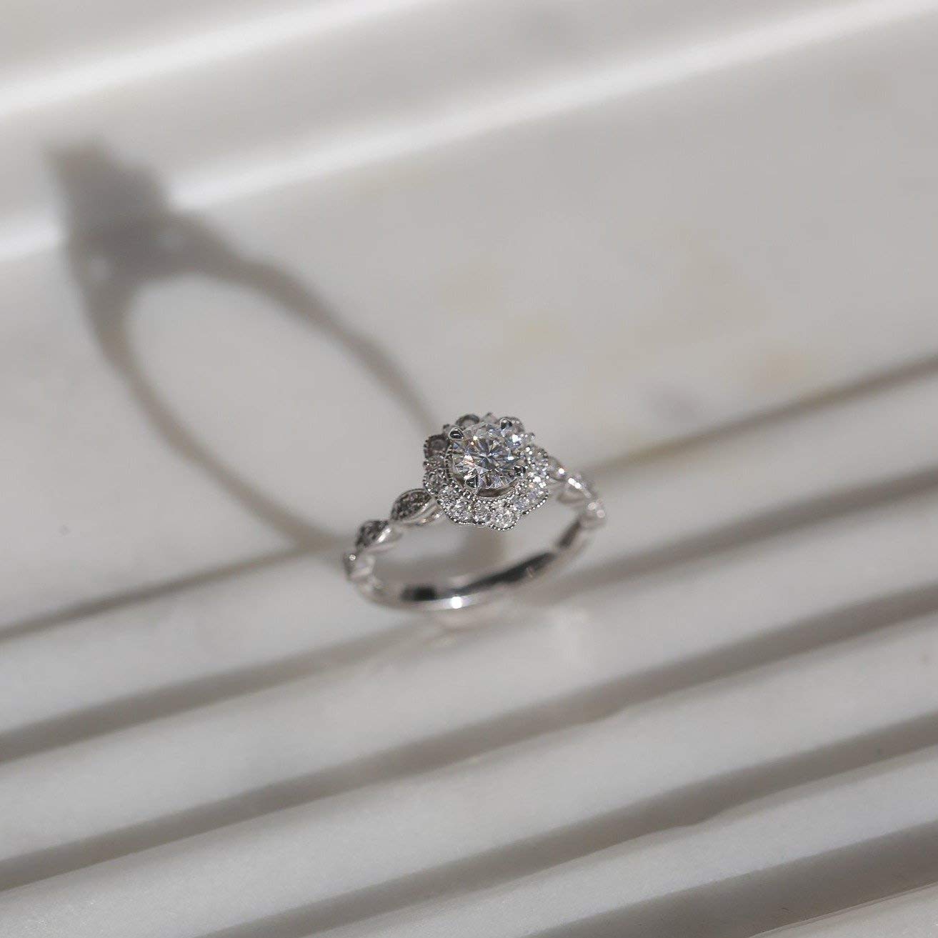 Kobelli Moissanite The Floral Spring Ring - 7.0 / Forever One D-E-F