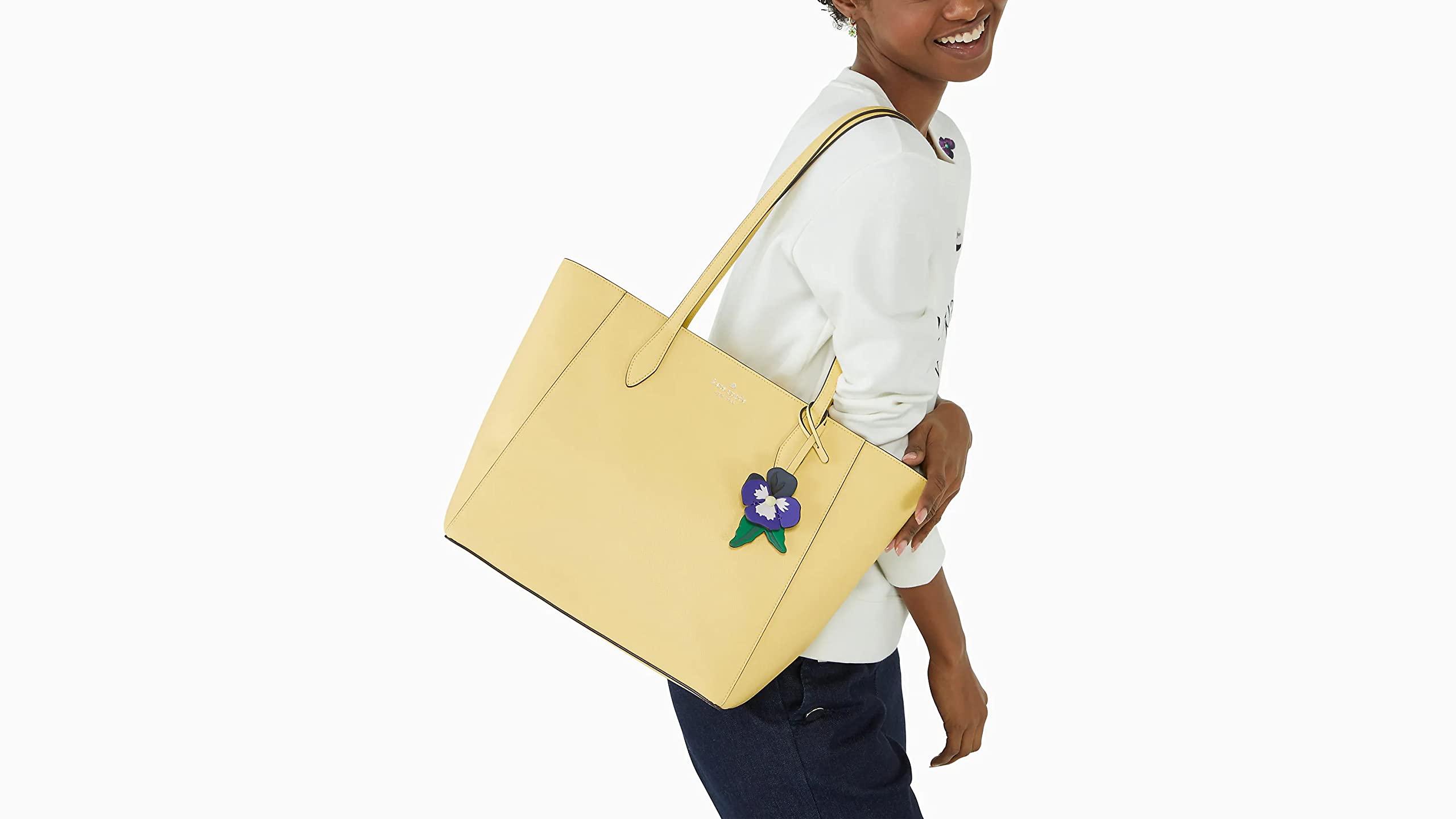 MICHAEL KORS(マイケルコース) Large Dana Shoulder Tote (Butter)