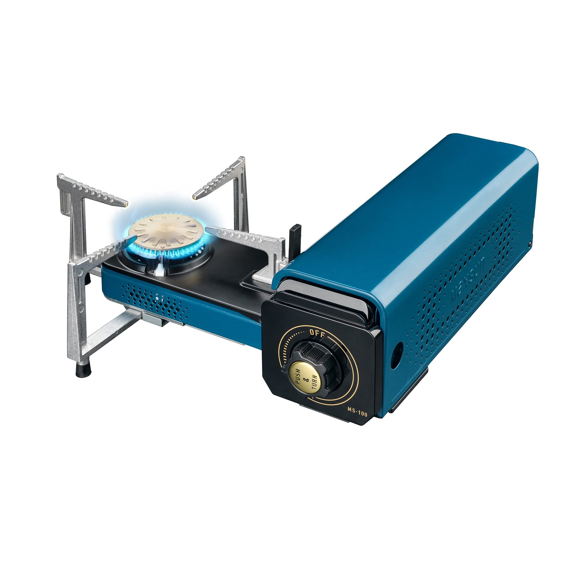 Maxsun Camp Stove Compact Butane Stove with Carrying Case MS-100, 7,250BTU, Foldable Portable Stove