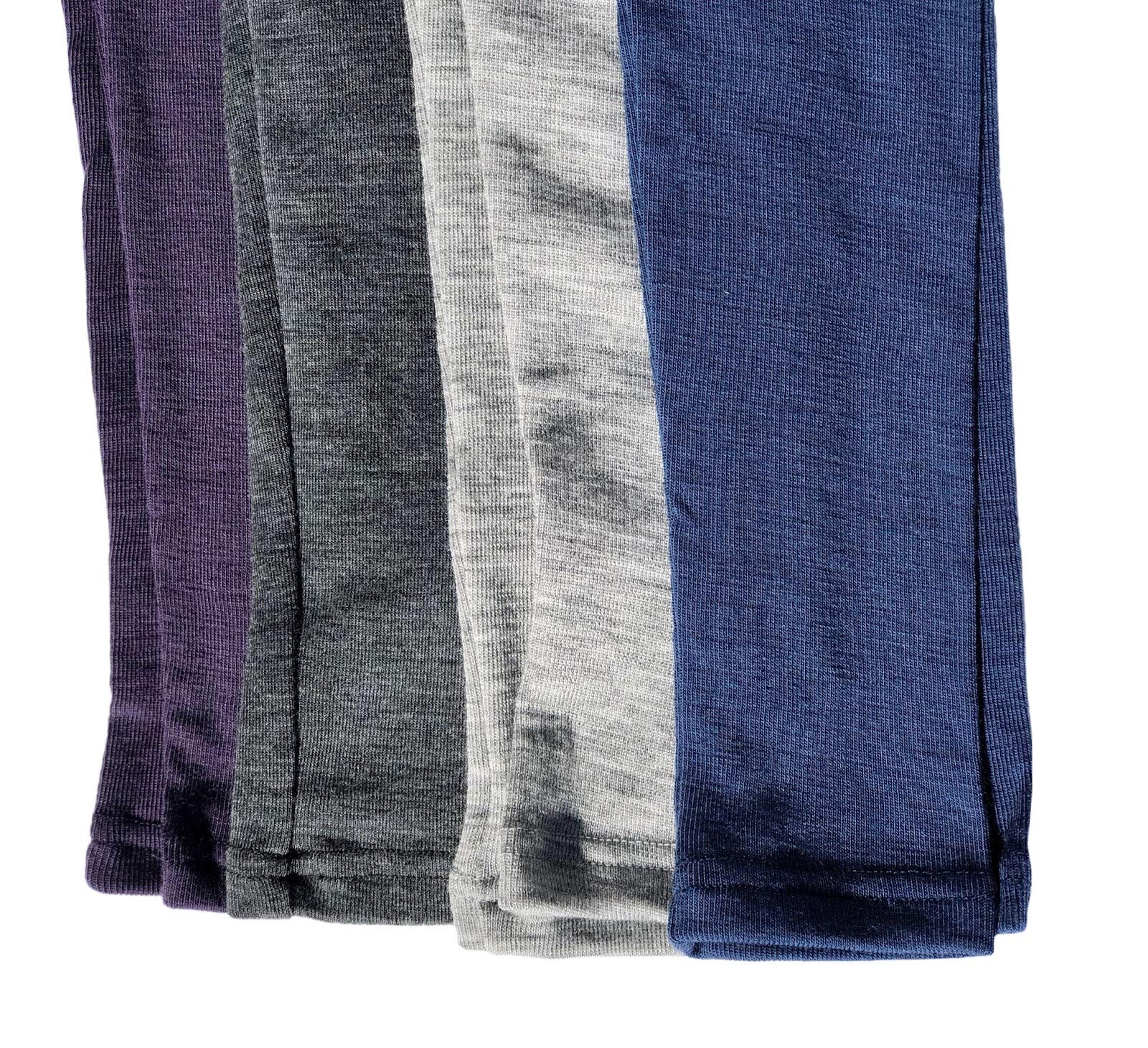 Merino Wool Kids Black Thermal Bottom Baselayer Active Sports Outdoor 11-12 Year