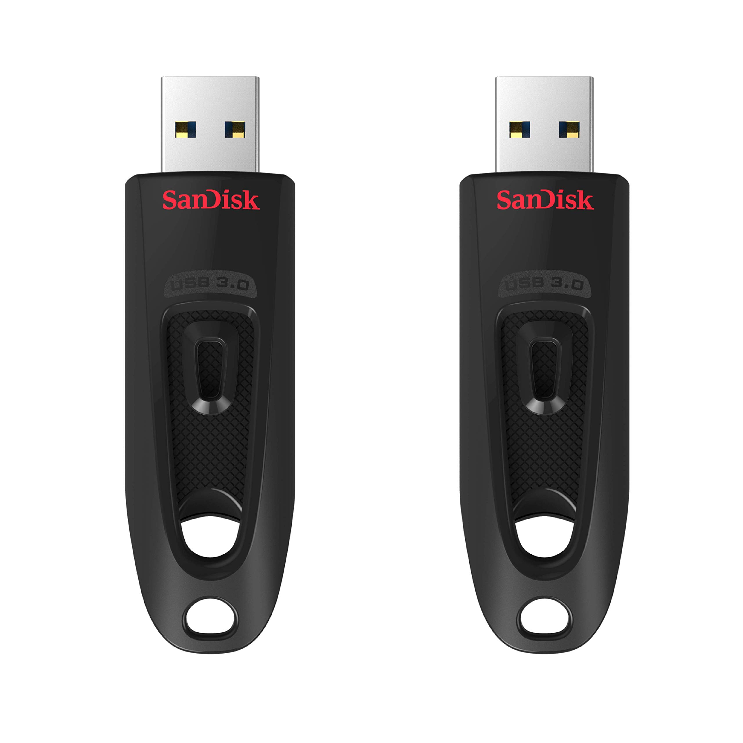 SanDisk 32GB 3-Pack Ultra USB 3.0 Flash Drive (3x32GB) - SDCZ48-032G-GAM46T & SanDisk 64GB 2-Pack Ultra USB 3.0 Flash Drive (2x64GB) - SDCZ48-064G-GAM462
