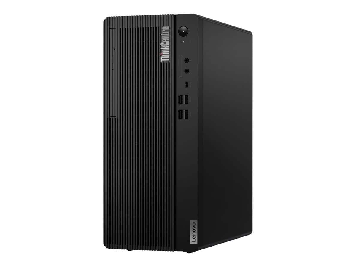 Lenovo M70T ThinkCentre Desktop Tower, Intel i7-10700, 32GB RAM, 1TB NVMe SSD, USB C, HDMI, Display Port, DVDRW, Card Reader, AC Wi-Fi, BT, Windows 11 Pro, Black