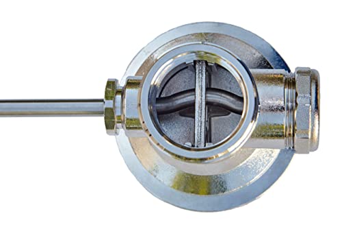 STEADYKLEEN - 3.5-inch Sink Drain Waste Drain Valve with Twist Handle, Fits Commercial Sink Style Drains, Controls Sink Drain Stopper, Must-Have Sink Repair Kit - Reducer not included