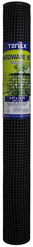 Tenax 084075, Black Hardware Net, 3 by 15-Feet, 3' x 15'