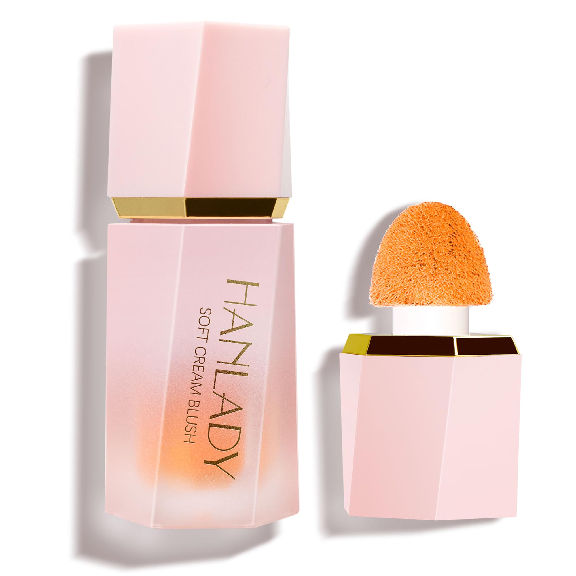 Liquid Blush Makeup for Cheeks, Soft Cream Blush Wand With Weightless Formula, Long-Wearing, Smudge Proof, Natural-Looking, Matte Finish (802 Dainty)