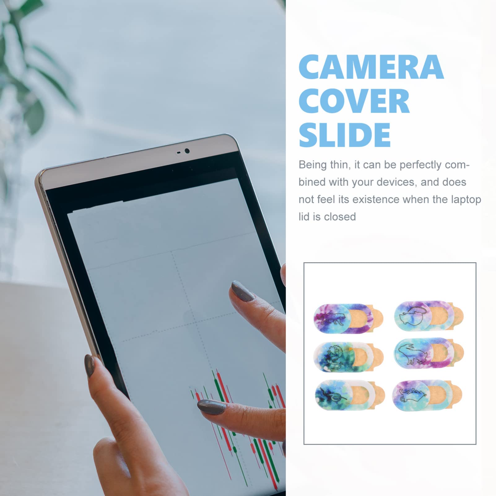 UKCOCO 6pcs Privacy Cover Webcam Covers Laptop Cover Slide - Cover Webcam Privacy Lens Protectors Laptop Covers Phone Shield Cover Slide Web Cover