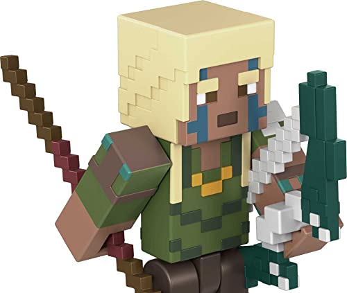 Mattel Minecraft Craft-a-Block 2-Pk, Action Figures & Toys to Create, Explore and Survive, Authentic Pixelated Designs, Collectible Gifts for Kids Age 6 Years and Older