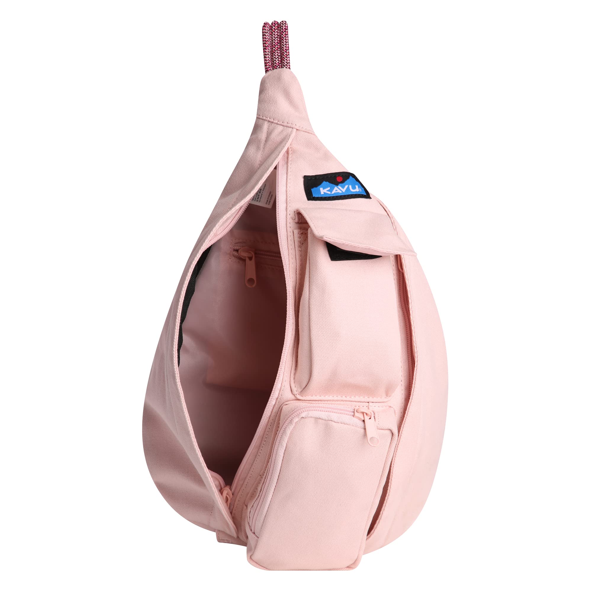 KAVU Mini Rope Bag Cotton Sling - Rosewater
