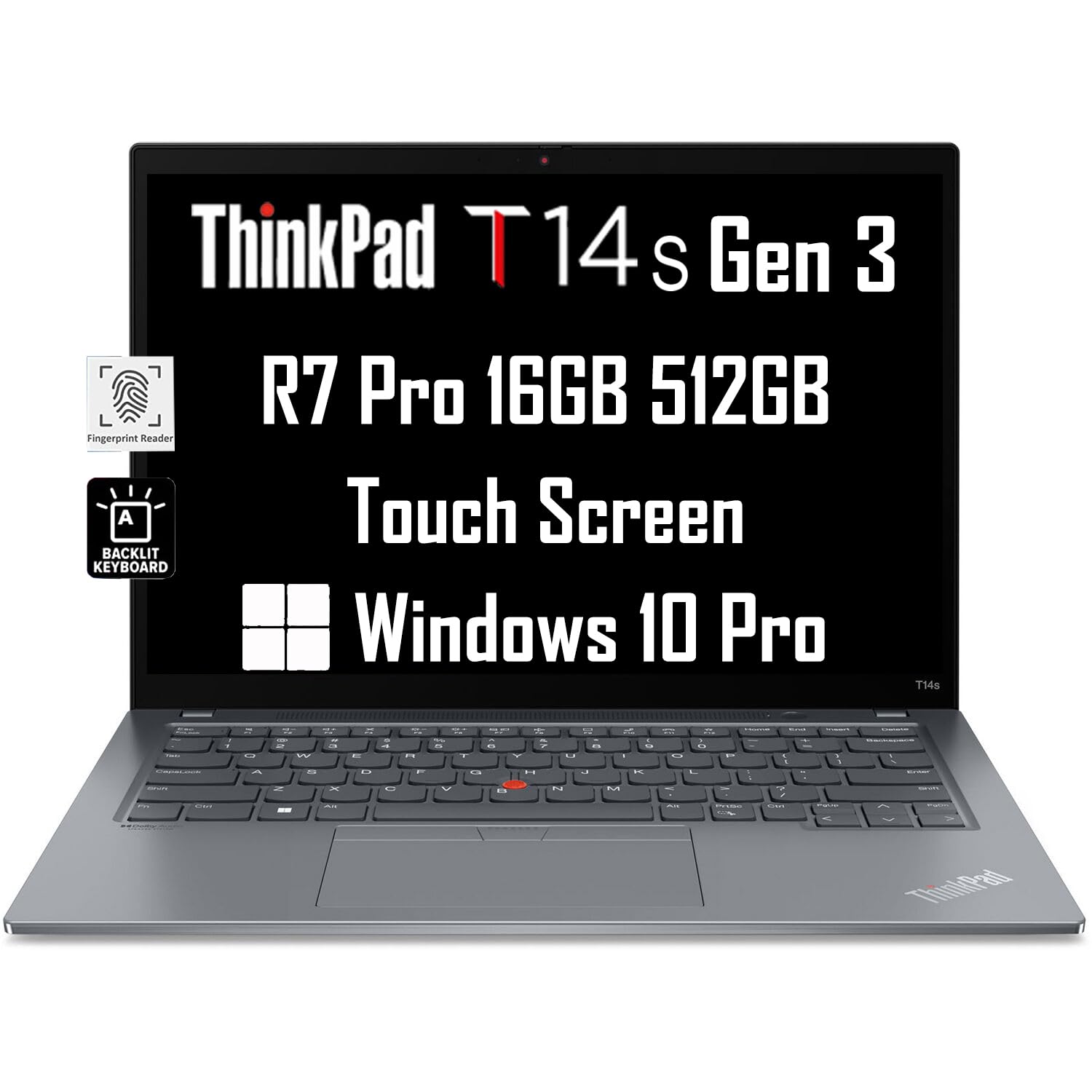 Lenovo ThinkPad T14s Gen 3 Business Laptop (14" FHD+ Touchscreen, AMD Ryzen 7 Pro 6850U, 16GB RAM, 512GB SSD, (8-Core Beat i7-1185G7)), Backlit, Fingerprint, FHD Webcam, 3-Yr WRT, Win 10 / 11 Pro