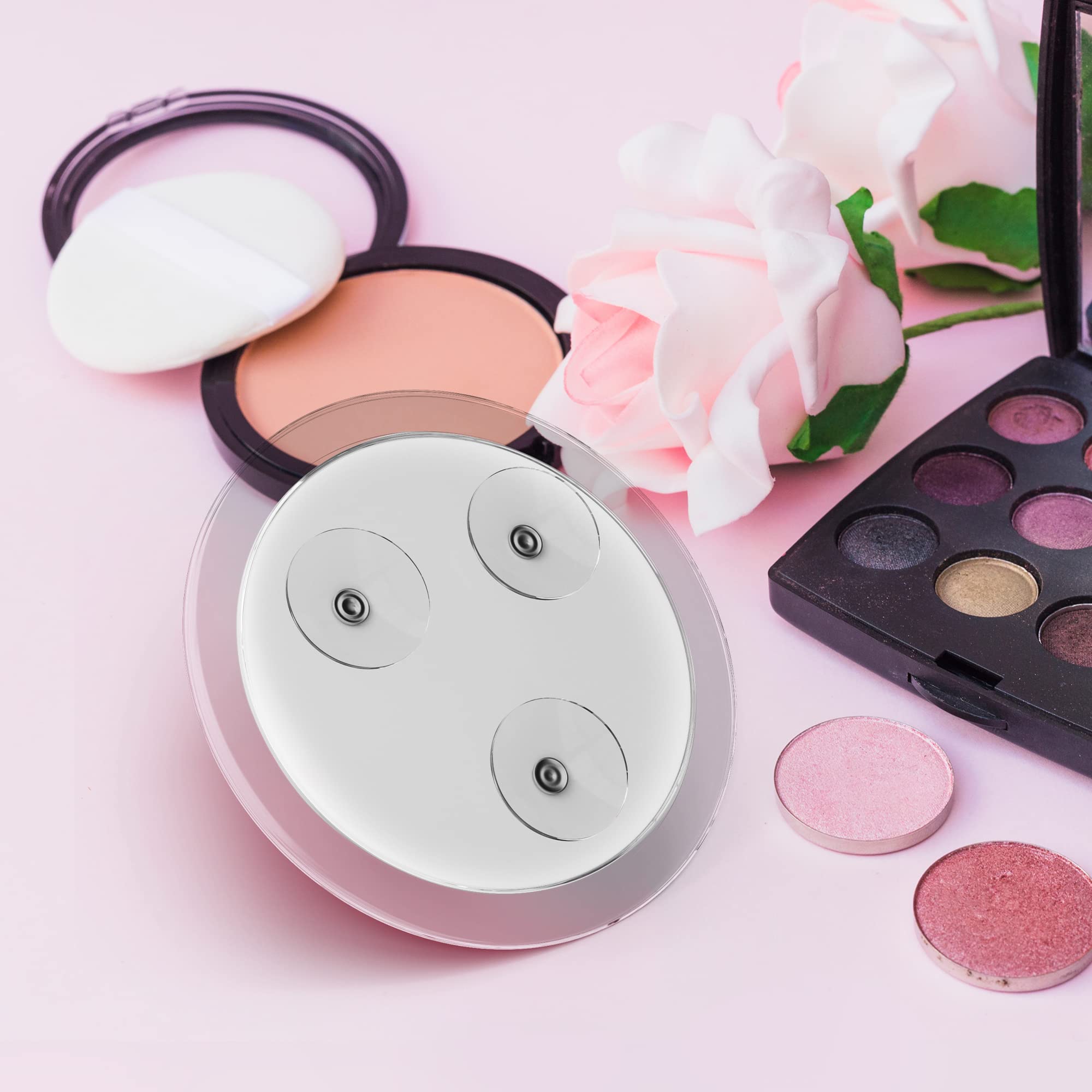 UMEMAE 20X Magnifying Mirror with 3 Strong Suction Cups- 6 Inch Mirror- Use for Makeup Application/Makeup Details- Tweezing- Removing Blackheads/Blemishes-Suction Cups Mirror- Easy Mounting.