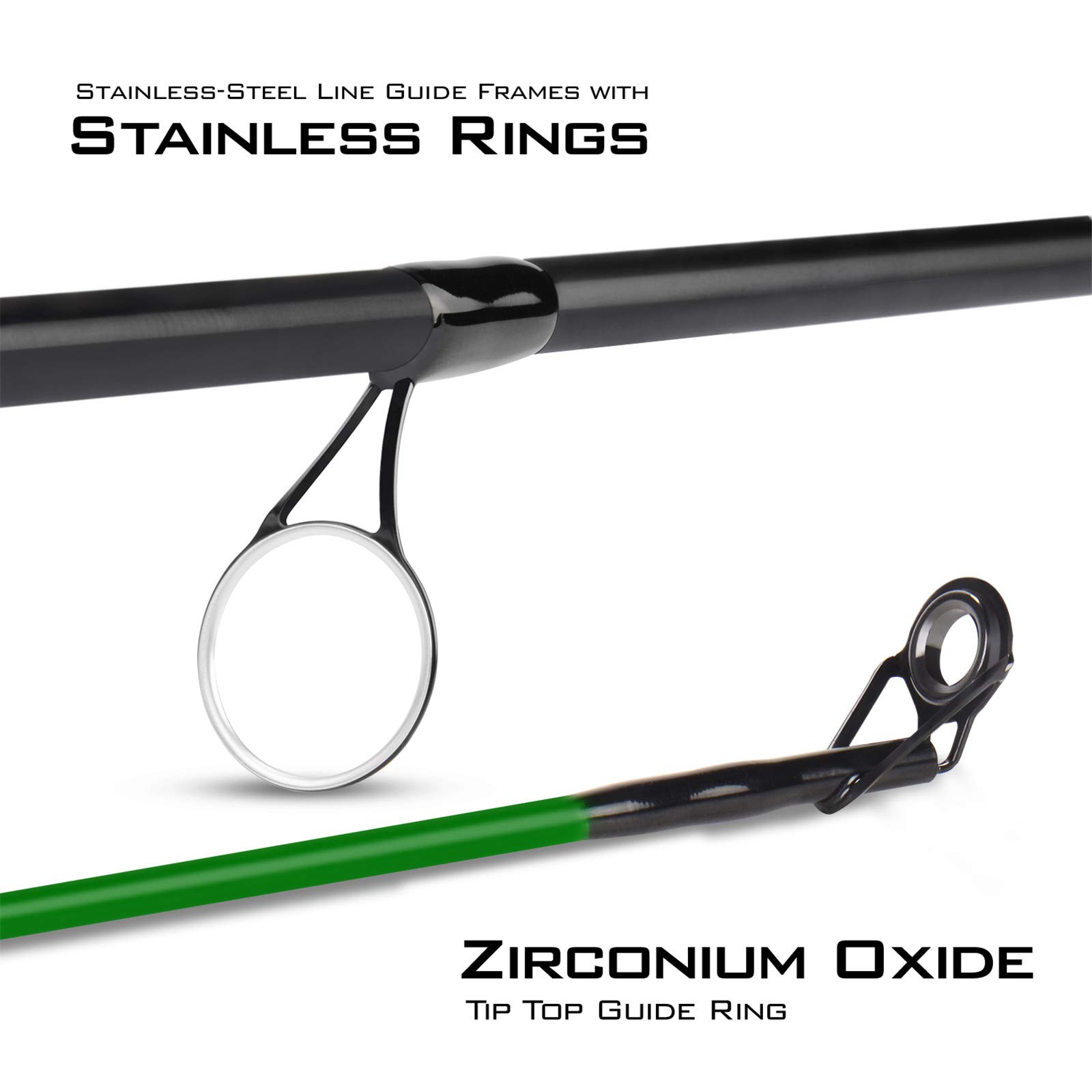 KastKing Brutus Fishing Rods, Spinning Rod 8ft -Heavy - Fast-2pcs