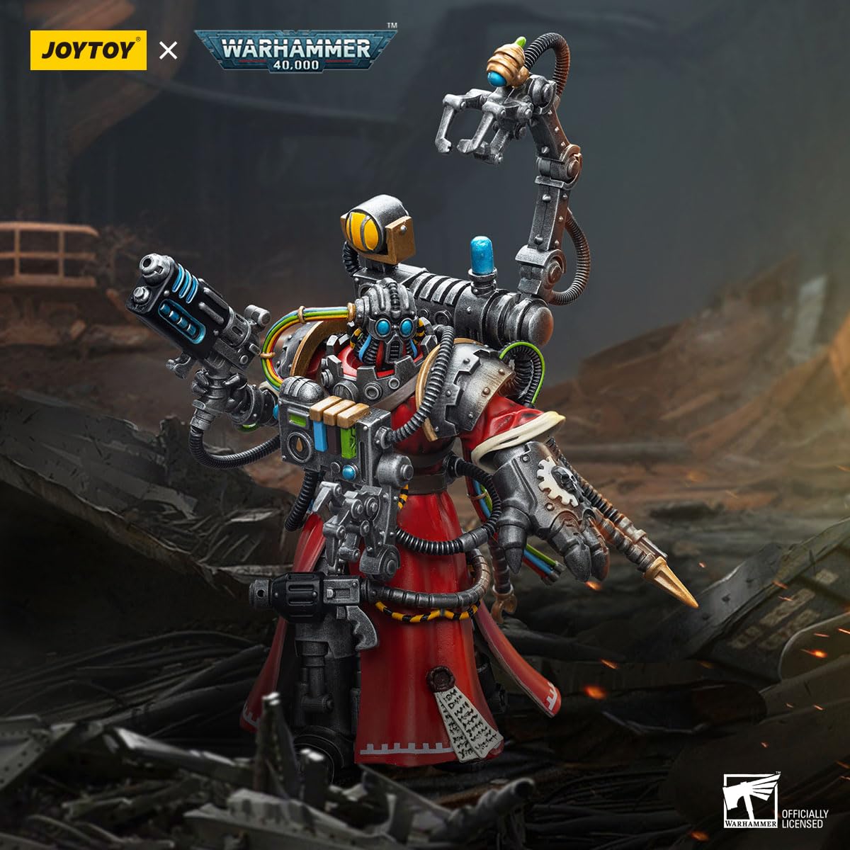Joytoy Warhammer 40K Mecha 1/18 Action Figures Mecha Adeptus Mechanicus Cybernetica Datasmith
