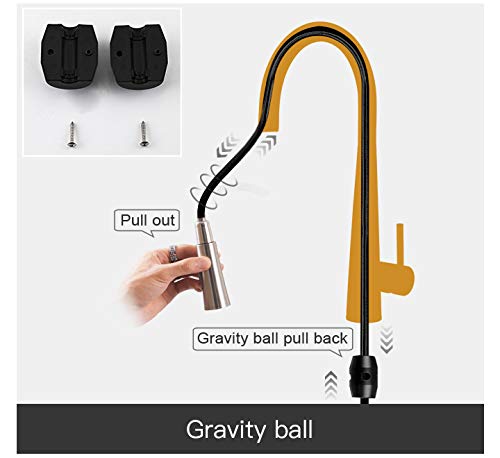 KDR Touchless Kitchen Faucet,Touch-on Activation Kitchen Sink Faucets with Pull Down Sprayer, Brushed Nickel Smart Bar Sink Faucets M505