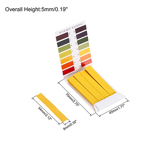 PATIKIL PH Test Strips 1-14, 3 Pack 240 Indicator Papers Litmus Tester for Water Food Soil Alkaline Acid Testing