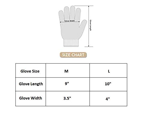 LiZEY 24 Pack Cotton String Knit Cotton Polyester Gloves Plain Seamless Workwear Gloves Protective Industrial Work Gloves (12 Pairs)