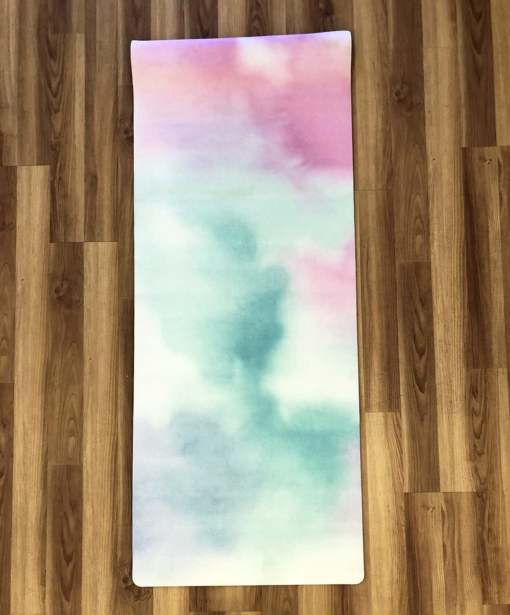 Llamaste Children's Yoga Mat | Watercolor, Washable, Suede, Ages 7-12 Years Old 6MM